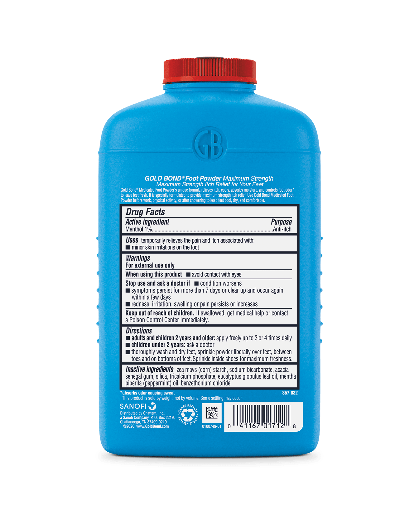 Medicated Maximum Strength Foot Powder | Gold Bond®